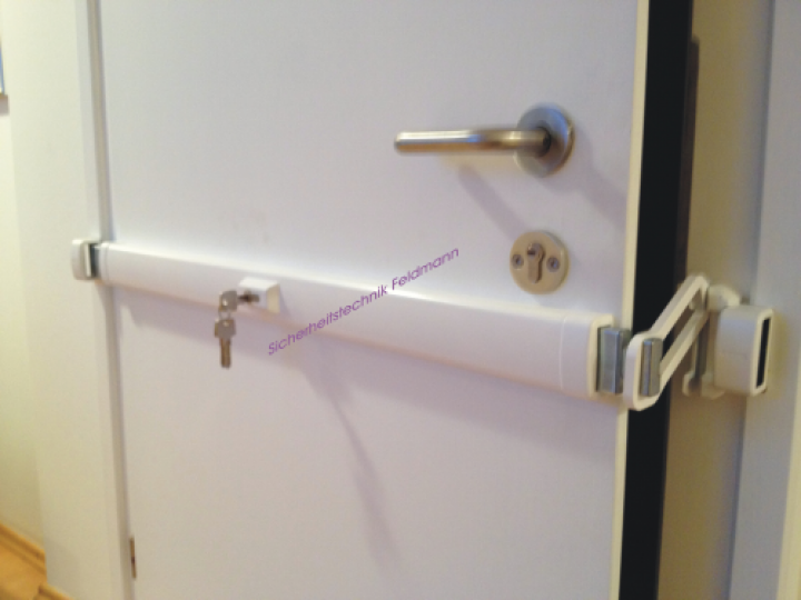 ABUS Panzerriegel PR2700 mit Sperrbügel ohne Zylinder | Sicherheitstechnik für Haus, Büro ...