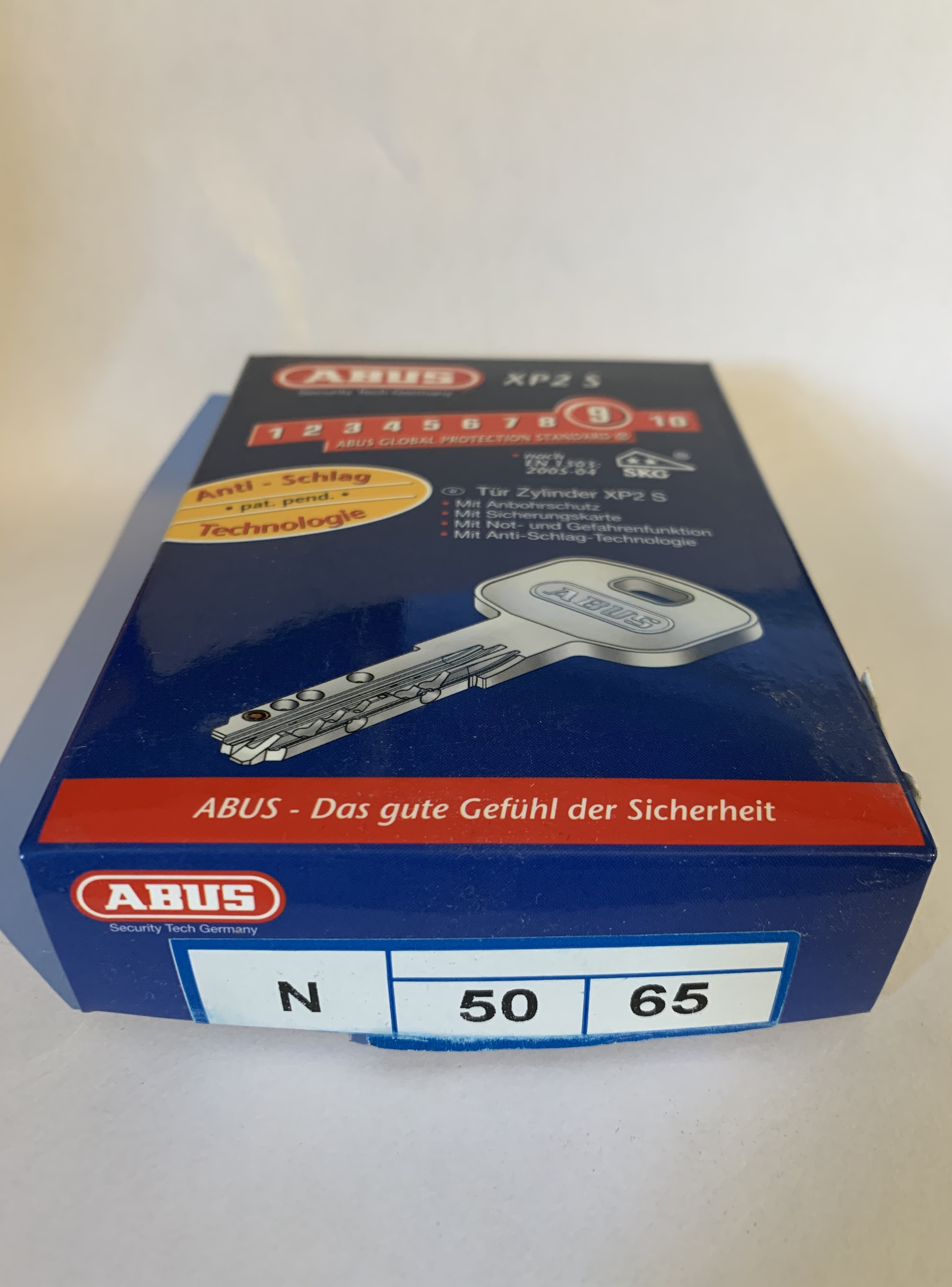 ABUS XP2S 50/65mm mit 3 Schlüssel, Einzelschließend #SALE 66 | Sicherheitstechnik für Haus, Büro ...