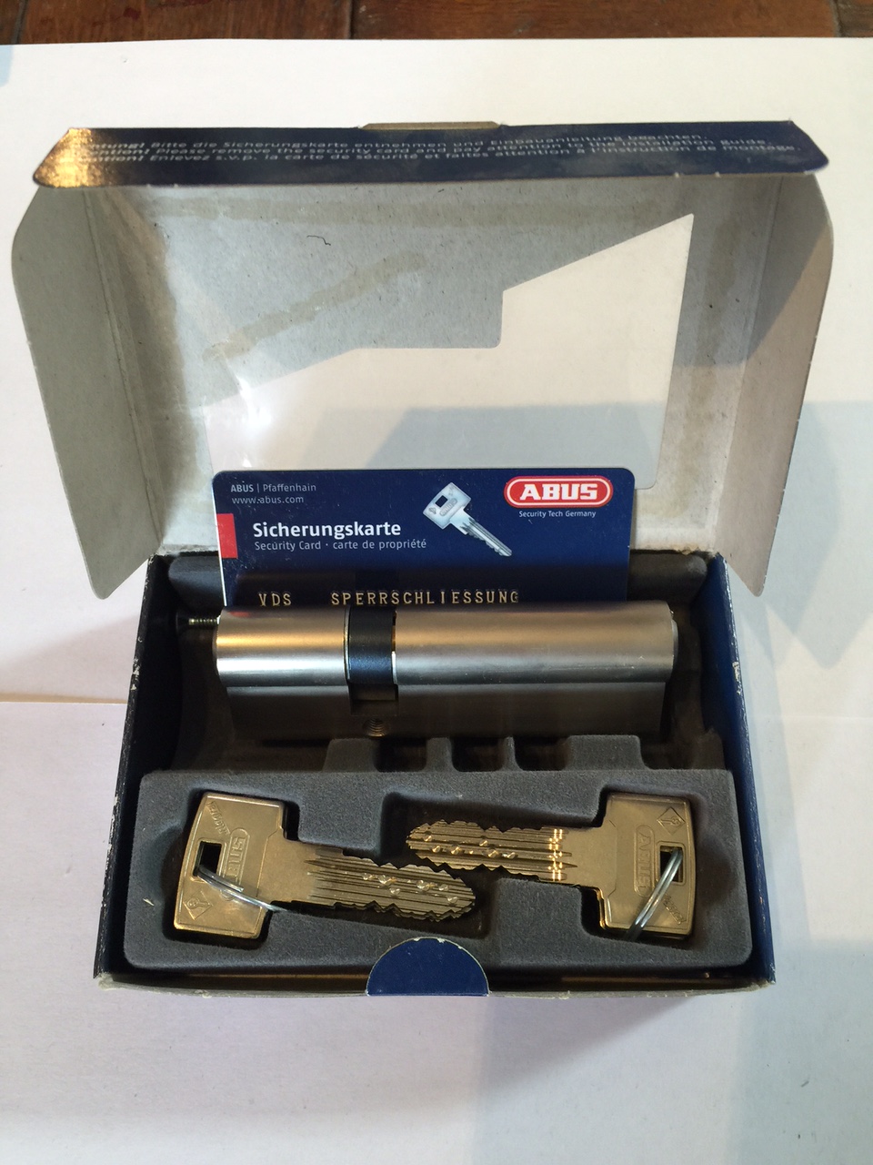 ABUS Integral J6, Länge 30/60mm, VdSB geprüft mit Not-und Gefahrenfunktion und 5 Schlüssel SALE ...